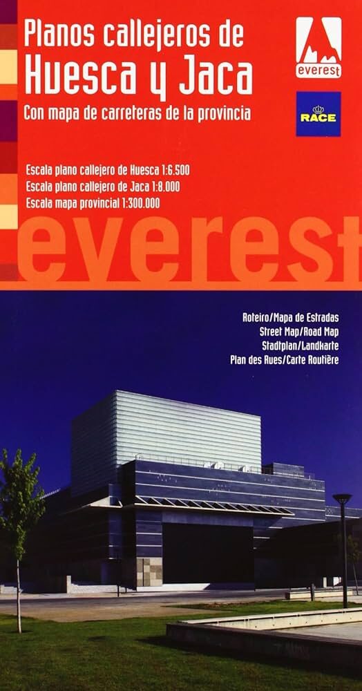 Plano Callejero de Huesca y Jaca 2010 con Mapa de Carreteras de L a ...